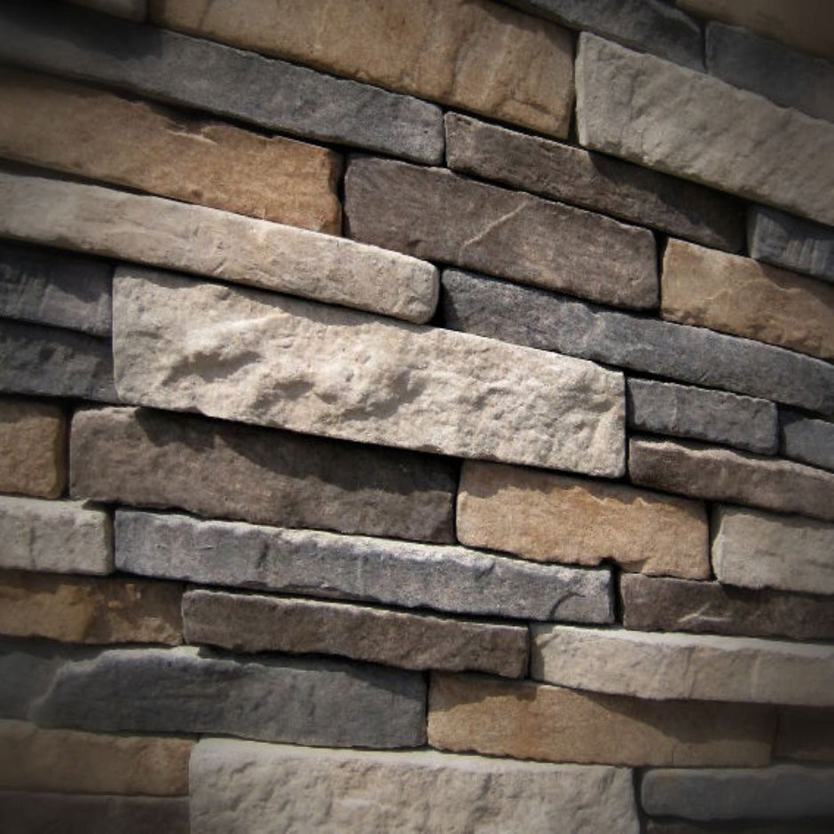 Gray Stone Veneer - Black Bear Mountain Stone - Heart of Stone Blog